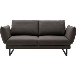 Sch&ouml;ner Wohnen Kollektion 2-Sitzer, B:228cm H:85cm T:215cm, schwarz, SCH&Ouml;NER WOHNEN-KOLLEKTION, 100% Polyester, Sofas, "Spin, Multifunktionssofa, bequem und hochwertig