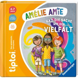 Ravensburger Kinderbuch "tiptoi Bildergeschichten &uuml;ber den Umgang mit Gef&uuml;hlen", B:17,2cm H:16,7cm, bunt, B&uuml;cher, - Am&eacute;lie Amie und die Sache mit der