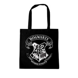 logoshirt Damen Henkeltasche "Baumwolltasche", schwarz-wei&szlig;, Baumwolle, bedruckt, Taschen, mit schickem Hogwarts-Logo