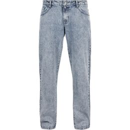 Urban Classics Herren Bequeme Jeans "Urban Classics Herren Loose Fit Jeans"lightskyblauacid washed, Gr. 30, unifarben, 100% Baumwolle, Jeans