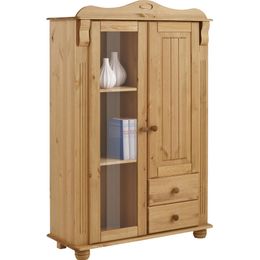 Highboard OTTO HOME, B:89,5cm H:135cm, beige, Wohnzimmer, Sideboards, "Adele", Stauraumschrank, 2-t&uuml;rig, H&ouml;he 135 cm, aus massiver Kiefer, FSC