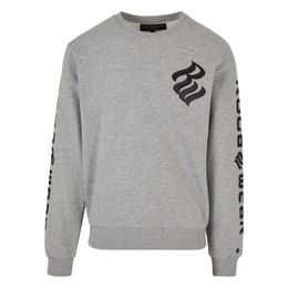 Rocawear Herren Sweatshirt "Rocawear Herren Rocawear Printed Sweatshirt"grau, Gr. XXL, 80% Baumwolle, 20% Polyester, Sweatshirts