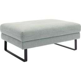 Sch&ouml;ner Wohnen Kollektion Hockerbank, B:109cm H:44cm T:74cm, silber, SCH&Ouml;NER WOHNEN-KOLLEKTION, 100% Polyester, Hocker, "Spin", passend zur Serie "Spin"