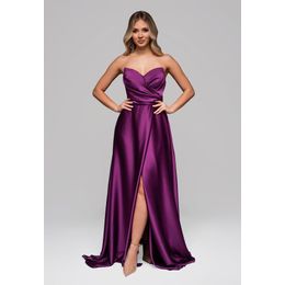 Ombre Abendkleid Damen Gr&ouml;&szlig;e 36 purpur Winterkleid