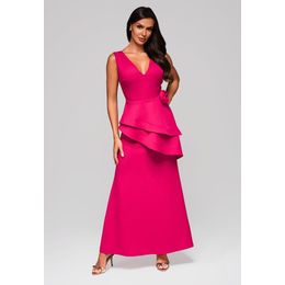 Ombre Abendkleid Damen Gr&ouml;&szlig;e 40 fuchsia Winterkleid