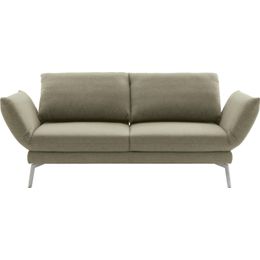 Sch&ouml;ner Wohnen Kollektion 2,5-Sitzer, B:248cm H:85cm T:225cm, gr&uuml;n, SCH&Ouml;NER WOHNEN-KOLLEKTION, 100% Polyester, Sofas, "Spin, Multifunktionssofa, bequem und hochwertig