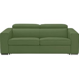 Schlafsofa Egoitaliano, B:226cm H:97cm T:103cm, gr&uuml;n, Wohnzimmer, Sofas, "Cabiria, Design und super Sitz- und Liegekomfort", Sofa inkl.