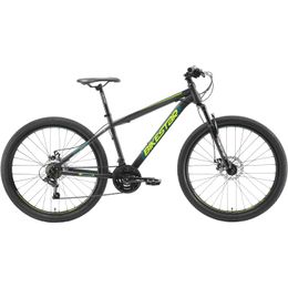 Bikestar Mountainbike, 43cm, 27,5 Zoll (69,85cm), schwarz, Fahrr&auml;der, f&uuml;r Damen und Herren, Kettenschaltung