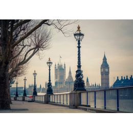 papermoon Fototapete "London Big Ben", B/L: 2,5m x 1,8m, bunt, Tapeten