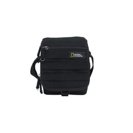 Damen Schultertasche "Milestone", National Geographic, schwarz, Kunstfaser, unifarben, Taschen, mit verstellbarem Schultergurt