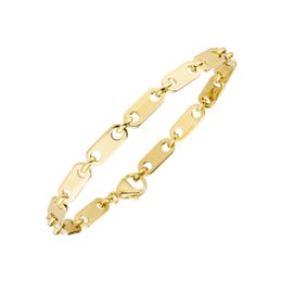 Jobo Damen Goldarmband, 21cm, Gelbgold 585, gelb, Gelbgold 585, Armb&auml;nder, 585 Gold 21 cm