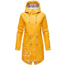 Marikoo Damen Outdoorjacke "Dancing Umbrella", gelb, Gr. M, Obermaterial: 70% Polyester, 30% Polyurethan, Innenseite: 100% Polyester, Futter: 100%