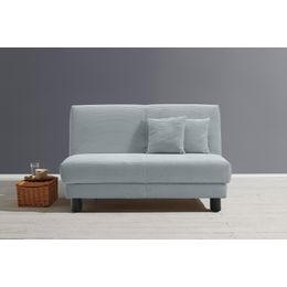 ell+ell Schlafsofa ELL + ELL, B:145cm H:85cm T:100cm, blau, 92% Polyester 8% Nylon, Jugendzimmer, Sofas, "Enny"
