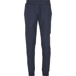 MisterTee Herren Jogginghose "MisterTee Basic Trainingshose"dunkelblau, Gr. S, unifarben, 80% Baumwolle, 20% Polyester, Hosen