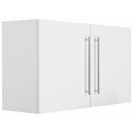 H&auml;ngeschrank KOCHSTATION, B:100cm H:57cm T:34cm, wei&szlig;, K&uuml;che, Schr&auml;nke, "KS-Samos", 100 cm breit
