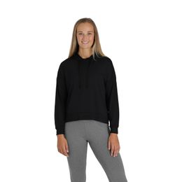 ENDURANCE ATHLECIA ATHLECIA Damen Kapuzensweatshirt "Singo", schwarz, Gr. 42, meliert, 69% Modal, 31% Polyester, Sweatshirts, mit extra hohem Viskoseanteil