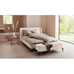 Bettbank, B:140cm H:41cm T:40cm, beige, LeGer Home by Lena Gercke, Massivholz, Sperrholz, Schlafzimmer, Sitzb&auml;nke, "Mayra", Inkl. Stauraum, frei im