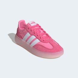 Sneaker adidas Sportswear "BARREDA DECODE KINDER", M&auml;dchen, Gr. 35,5, bliss pink, ftwr wei&szlig;, almost pink, Leder, Textil, Schuhe Sneaker, inspiriert vom adidas Handball Spezial, f&uuml;r Kinder & Jugendliche
