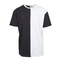 Urban Classics Damen T-Shirt "Urban Classics Herren Oversize Harlequin Tee"schwarz, wei&szlig;, Gr. M, gestreift, 100% Baumwolle, Shirts