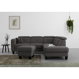 Sit & More Stauraumhocker SIT & MORE, B:58cm H:48cm T:58cm, grau, Hocker, "Belluci", mit Stauraum