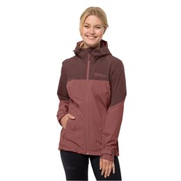 Jack Wolfskin Damen Funktionsjacke "WEILTAL 2L JKT W", beige, Gr. XL, mehrfarbig, Obermaterial: 100% Polyester. Futter: 100% Polyester, Jacken,