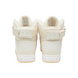 Ewing Damen Trainingsschuh "Ewing Rebound by Ewing 33 HI Non Strap", Gr. 10,5ecru, gardenia, mockorange, Leder, Schuhe