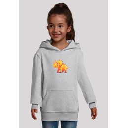 F4NT4STIC Jungen Kapuzenpullover "S&uuml;&szlig;er Triceratops Dinosaurier", grau, Gr. 146, Obermaterial: 65% Baumwolle, 35% Polyester, Pullover, Premium