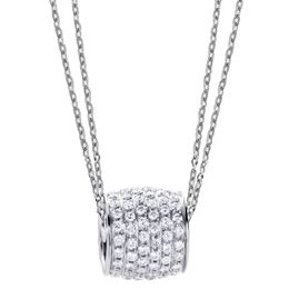 Firetti Damen Kette mit Anh&auml;nger "Schmuck Geschenk Silber 925 Halsschmuck Halskette Ankerkette", Silber 925 (Sterlingsilber), L: 45, bunt, Silber 925