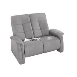 Sofa, silber, exxpo - SOFA FASHION, Wohnzimmer, Sofas, "Tivoli, Kinosofa, bequem und komfortabel durch die Relaxfunktion", (2-sitzig), schmale