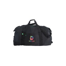 DISCOVERY Damen Umh&auml;ngetasche "Drive", schwarz, Kunstfaser, Taschen, aus RPET-Polyester