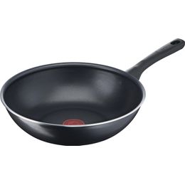 Tefal Wok "Day by Day", &Oslash; 28cm + H&ouml;he 7,5cm, schwarz, Pfannen, Antihaftversiegelung, Thermo-Spot Temperaturanzeiger, 28 cm
