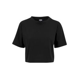 Urban Classics Damen Bigshirt "Urban Classics Damen Ladies Short Oversized Tee"schwarz, Gr. L, unifarben, 100% Baumwolle, Shirts