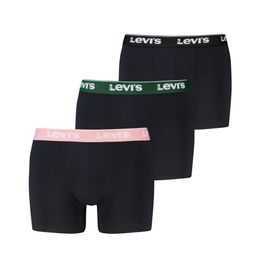 Levi's LEVI'S Herren Boxershorts "LEVIS MEN REPEAT LOGO BOXER BRIEF", Gr. XLschwarz, color combo, Obermaterial: 95% Baumwolle, 5% Elasthan, Unterhosen