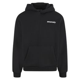 Herren Kapuzensweatshirt "Upscale by Mister Tee Theory Of Anomaly Fluffy Hoody", schwarz, Gr. XXL, UPSCALE BY MISTER TEE, bedruckt, 70% Baumwolle,