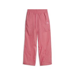 Puma Damen Sporthose "Dare To Relaxed Gewebte Hose Damen"wild pink, Gr. L, unifarben, Obermaterial: 100% Nylon; Futter: 100% Polyester;