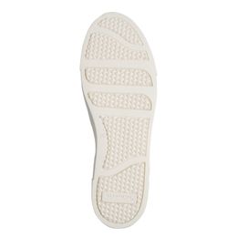 Tamaris Damen Plateausneaker, Gr. 36wei&szlig; kombiniert, Lederimitat, kontrastfarbene Details, Schuhe, Schn&uuml;rschuh, Halbschuh, Freizeitschuh in veganer