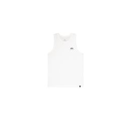 Herren Muscleshirt "Basic Tank SL", wei&szlig;, Gr. S, Alpha Industries, Obermaterial: 100% Baumwolle, Shirts