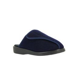 VAROMED Damen Pantolette, Gr. 45, blau, Synthetik, Schuhe
