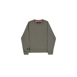 Herren Sweater "Label Sweatshirt Backprint"schwarz olive, Gr. S, Alpha Industries, Obermaterial: 80% Baumwolle, 20% Polyester, Sweatshirts
