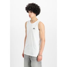 Herren Muscleshirt "Basic Tank SL", wei&szlig;, Gr. XL, Alpha Industries, Obermaterial: 100% Baumwolle, Shirts
