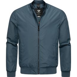 Ragwear Herren Bomberjacke "Quadio", blau, Gr. XXL, Material: 50% Baumwolle, 50% Polyester, Jacken, l&auml;ssige, wasserdichte Herren Blousonjacke