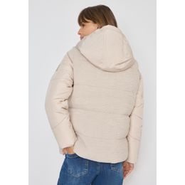 Cecil Damen Fellimitatjacketeddy vanillewei&szlig;, Gr. L, unifarben, Stoff;Pl&uuml;sch, Obermaterial: 100% Polyester. Fellimitat: 100% Polyester. Futter: 100%