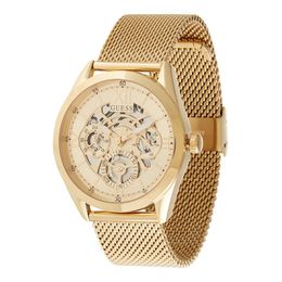 Guess Analog Watch male Gold size One Size
