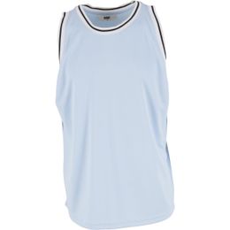DEF Herren Tanktop "DEF Herren Mesh Tanktop"light blau, wei&szlig;, Gr. M, unifarben, 100% Polyester, Tops
