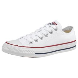 Converse Damen Sneaker "Chuck Taylor All Star Core Ox", Gr. 46,5, wei&szlig;, Textil, Schuhe