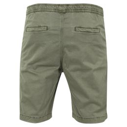 Urban Classics Herren Stoffhose "Urban Classics Herren Stretch Twill Joggshorts"olive, Gr. 5XL, unifarben, 98% Baumwolle, 2% Elasthan, Hosen