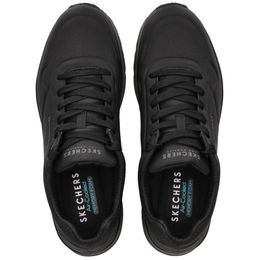 Skechers Herren Sneaker "Skechers Sneaker Lederimitat", Gr. 47,5, schwarz, Lederimitat, Schuhe