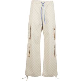 PEQUS Herren Cargohose "PEQUS PEQUS Monogram Cargo"sandwei&szlig;, Gr. L, 100% Polyester, Hosen