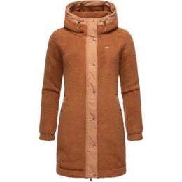 Ragwear Damen Outdoorjacke "Cousy", braun, Gr. L, Obermaterial: 100% Polyester; Innenfutter: 100% Polyester, Jacken, flauschige &Uuml;bergangsjacke mit