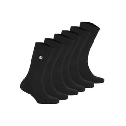 G-Star Raw G-STAR Herren Kurzsocken "Socken 6er Pack", Gr. 44, blau, Obermaterial: 85% Baumwolle CO. 13% Polyamid PA. 2% Elasthan EL., Socken